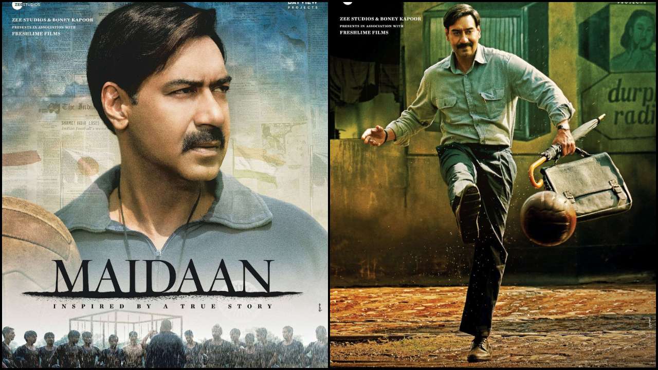Ajay Devgn’s Maidaan First Look Posters Show Actor as Football Coach ...