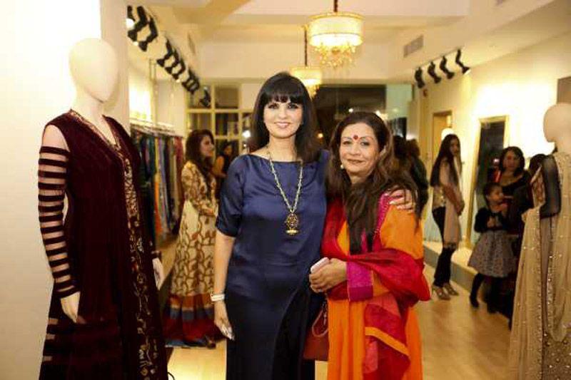 Kalki Koechlin and Neeta Lulla in Dubai for Aara Collection Preview ...