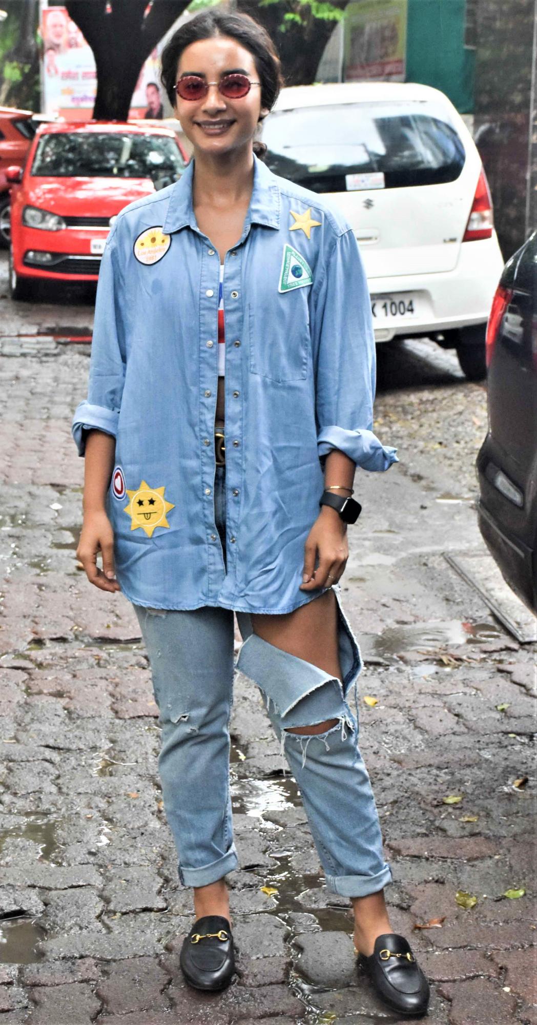 Patralekha Rocks Denim Look With Ease - Masala