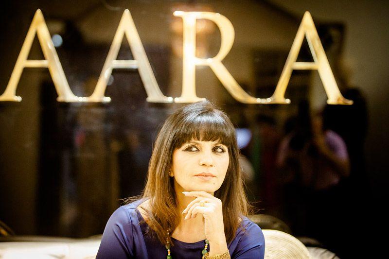 Kalki Koechlin and Neeta Lulla in Dubai for Aara Collection Preview - Masala.com