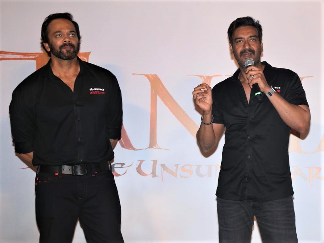 Saif Ali Khan And Ajay Devgn Have Fun at Trailer Launch Of 'Tanhaji ...