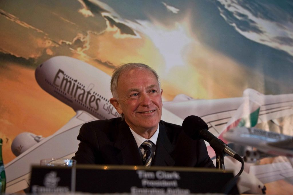 Emirates Airline President Sir Tim Clark To Step Down - Masala.com