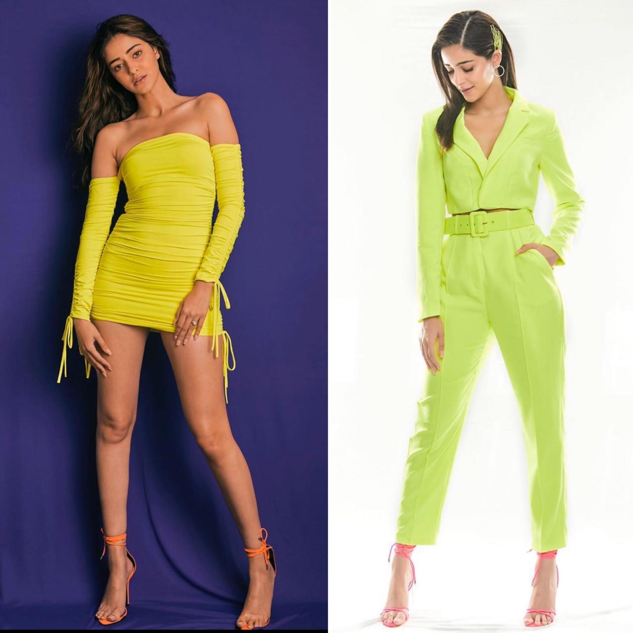 Ananya Panday: Actor Sports Neon Two Ways - Masala.com