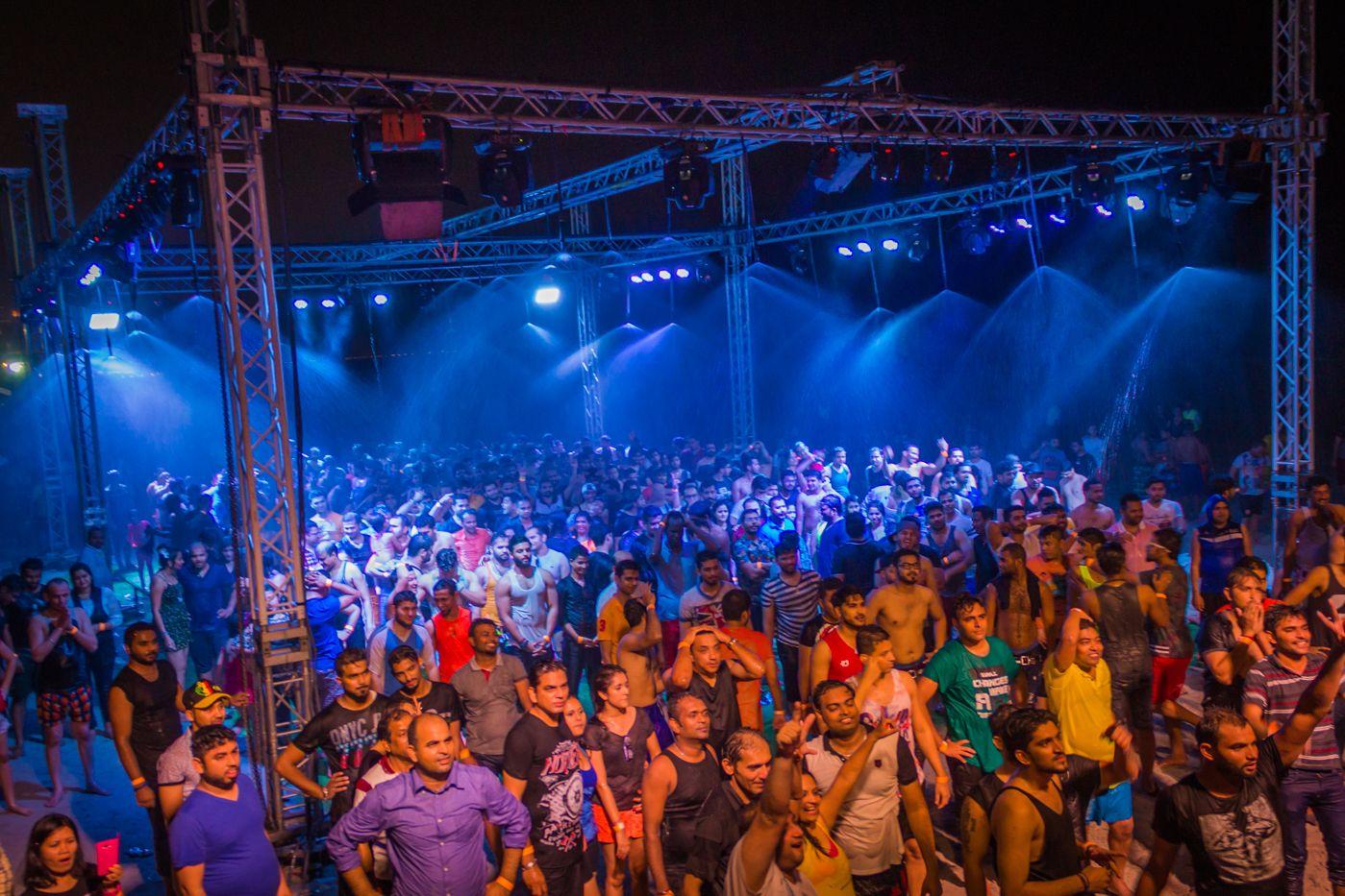 Monsoon Rain Dance Party at Kempinski Hotel Ajman! - Masala