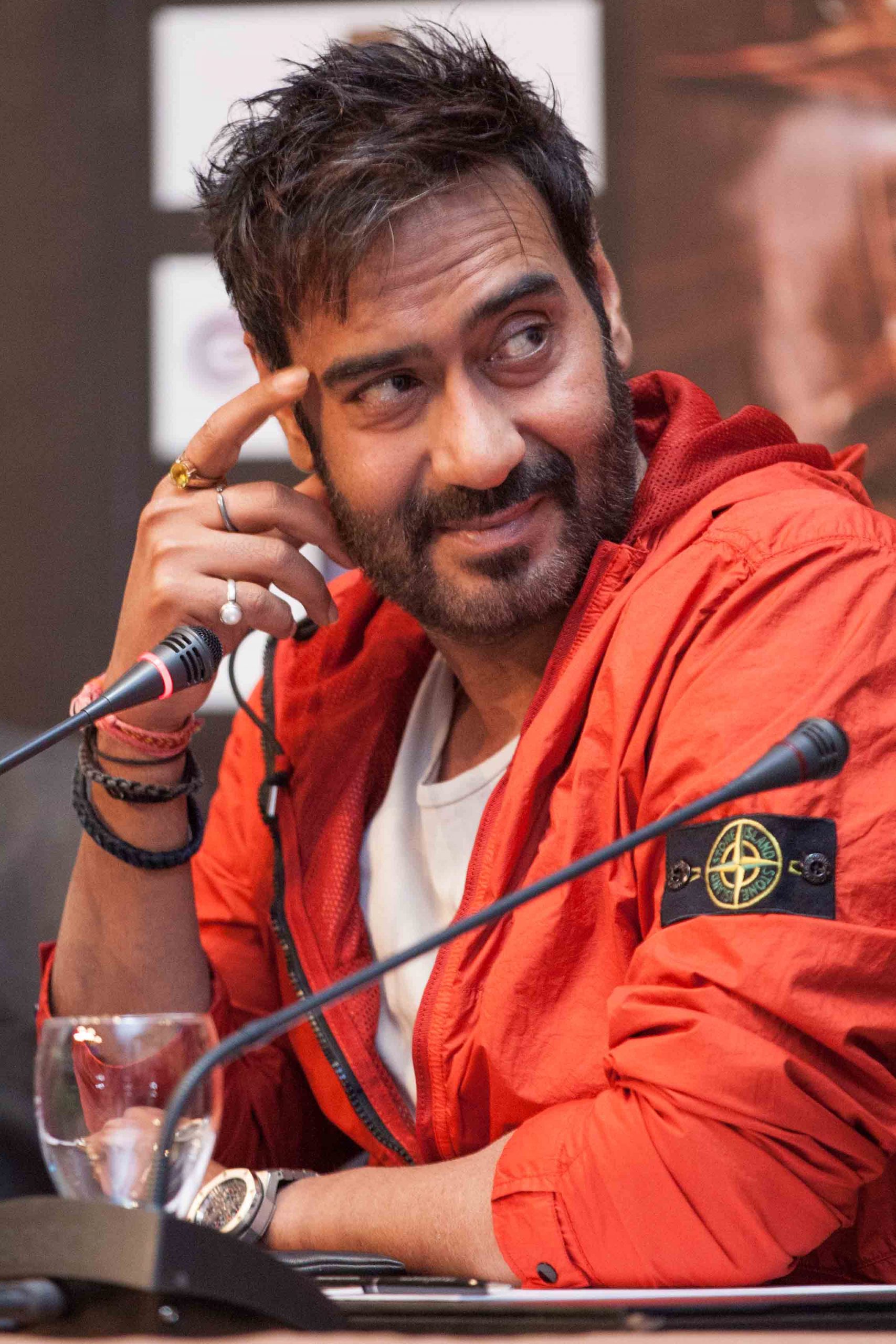 Ajay Devgn at Action Jackson Press Conference in Dubai - Masala.com