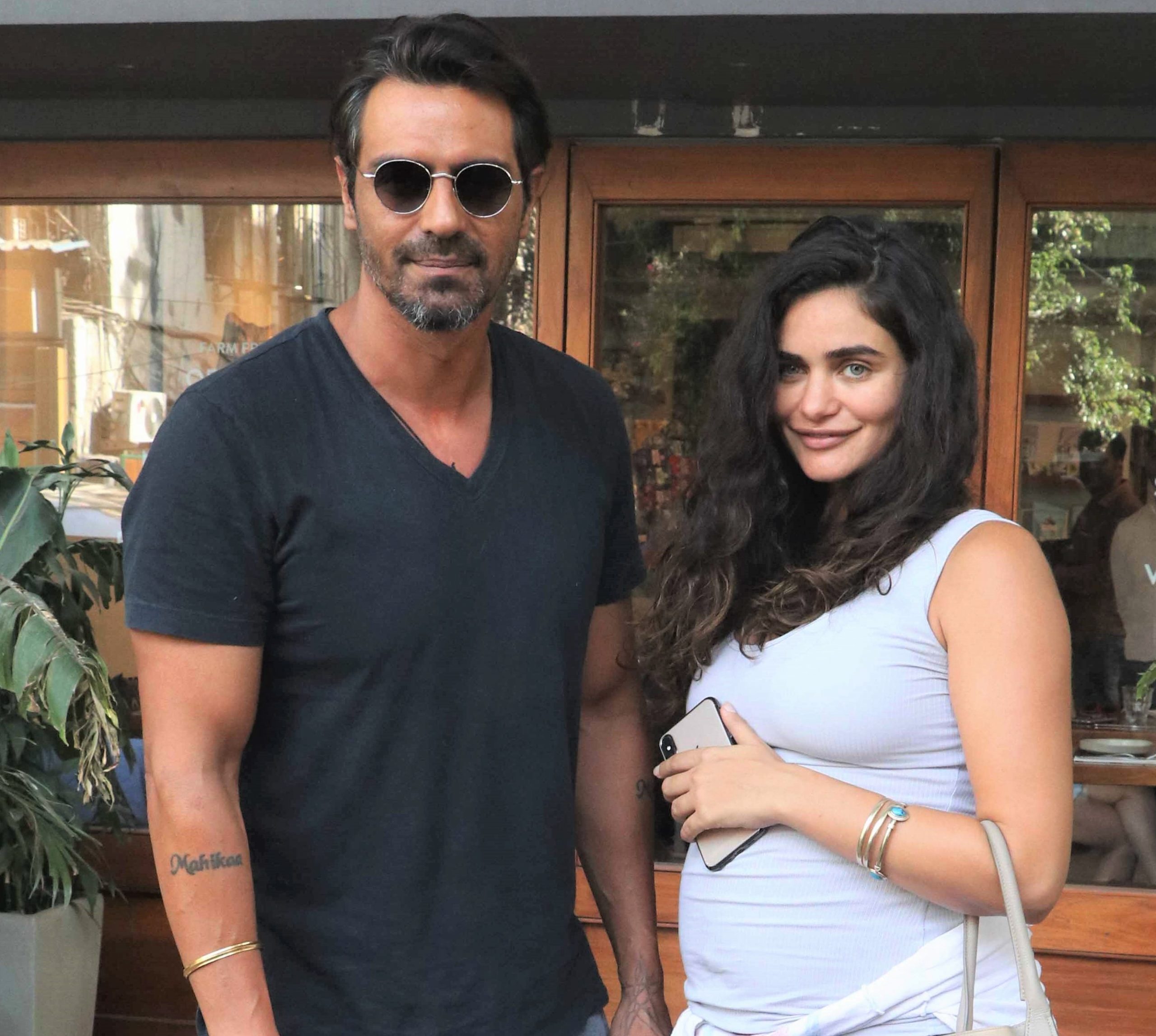 Arjun Rampal and Gabriella Demetriades Are Still Stylish in Tracks ...