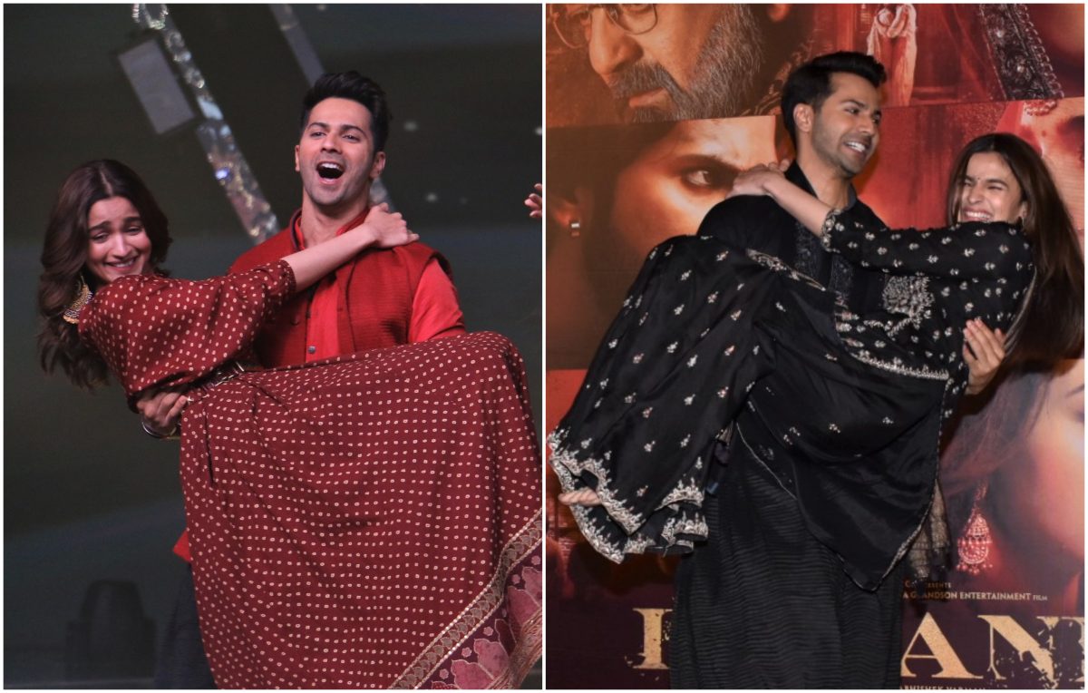 Varun Dhawan Can't Stop Picking Up Alia Bhatt! - Masala