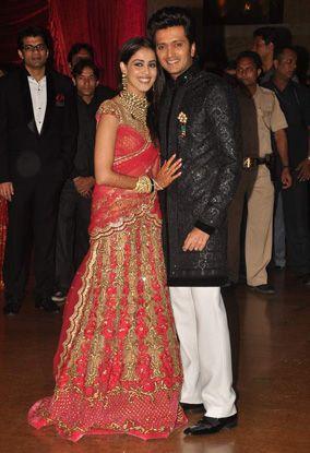 Riteish Deshmukh and Genelia D'Souza's Wedding Reception - Masala.com