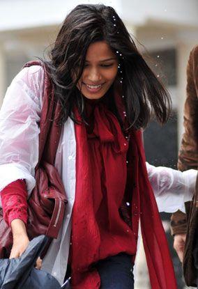 Freida shoots in London - Masala.com