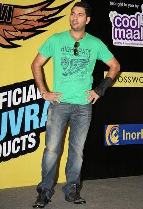 Yuvi official merchandise launch - Masala.com