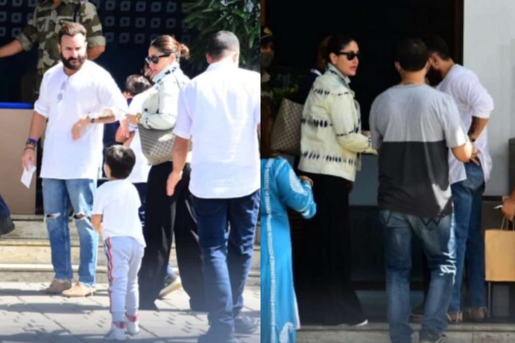 Kareena Kapoor, Saif Ali Khan, Taimur, Jeh catch a private jet to the Maldives - Masala.com