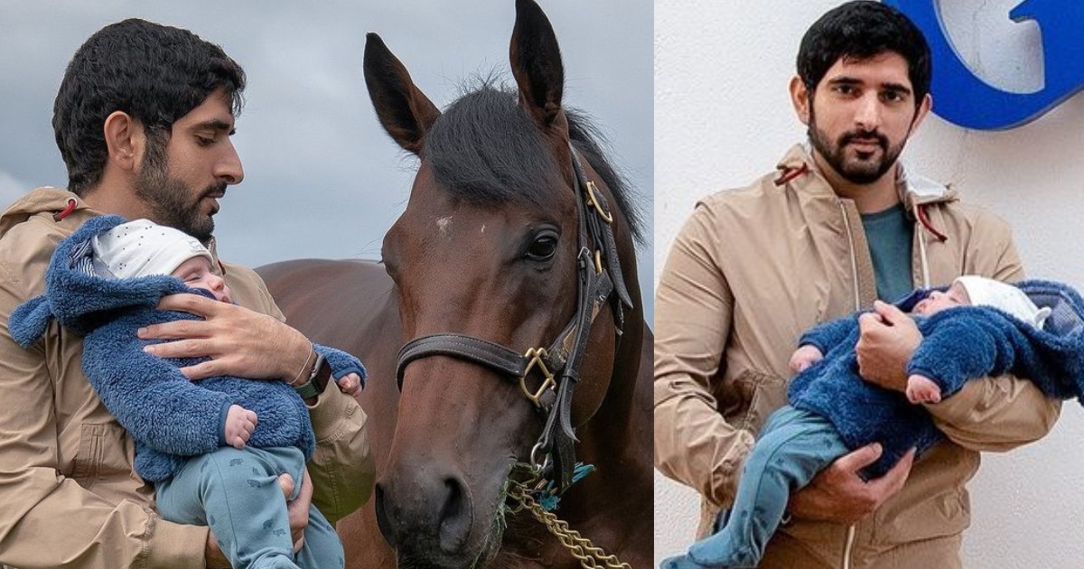 Little Prince: Sheikh Hamdan shares adorable pictures of baby Sheikh ...