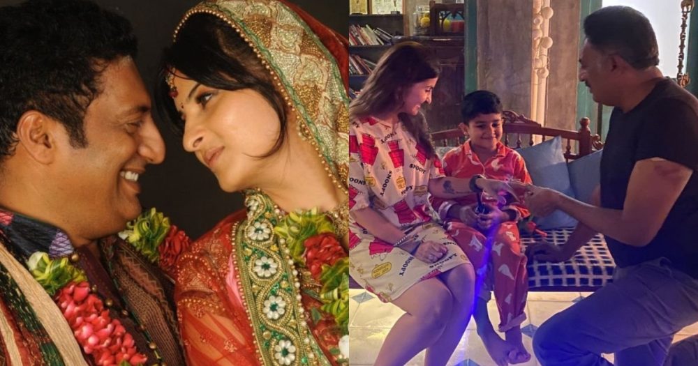 See pics: Actor Prakash Raj remarries wife Pony to celebrate 11th ...