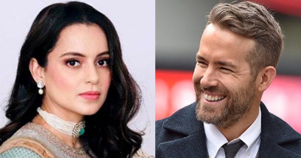 After Ryan Reynolds' statement, Kangana Ranaut believes Hollywood is ...