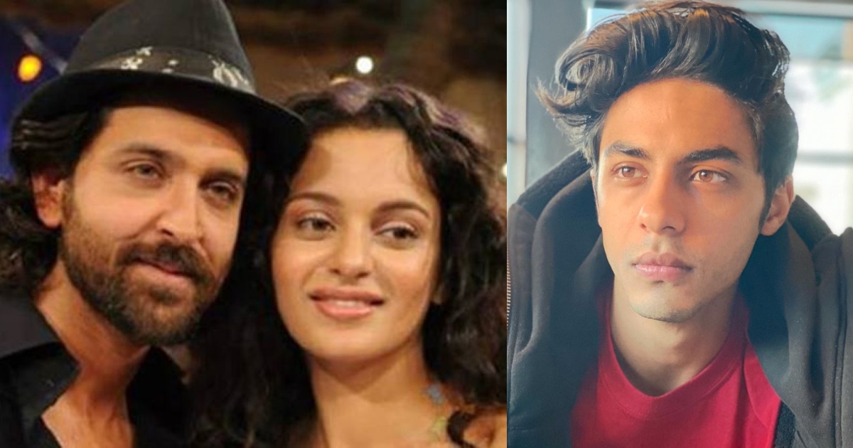 Kangana Ranaut subtly slams Hrithik Roshan for 'glorifying' Aryan Khan ...