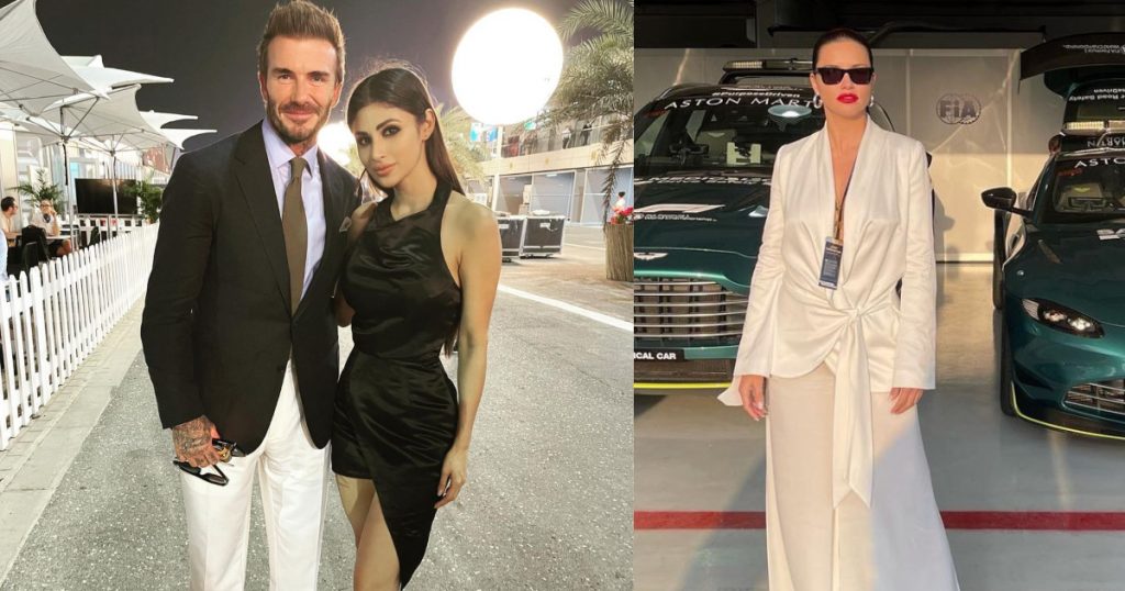 All celebrities who attended the F1 race in Qatar last night - Masala.com