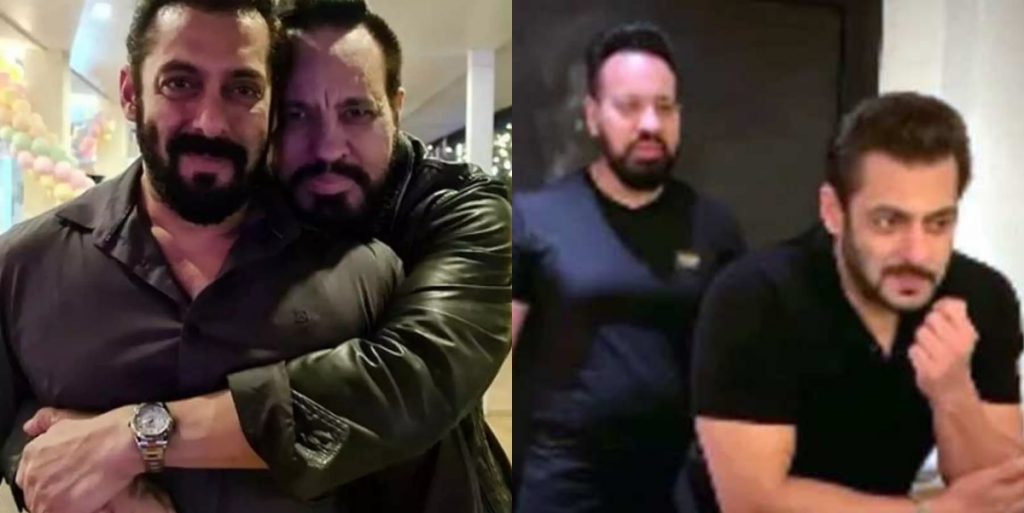 Salman Khan's bodyguard Shera imitates actor