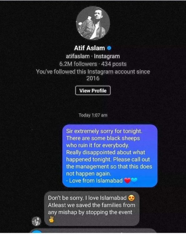 Atif Aslam stops concert mid-way, walks out after men in audience ...