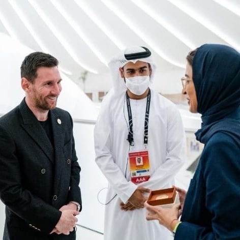 Lionel Messi visits Expo 2020 Dubai; turns brand ambassador for the ...