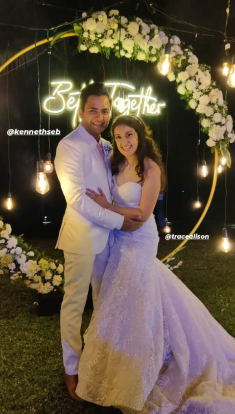 Comedian Kenny Sebastian gets married to Tracy Alison