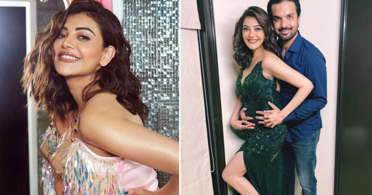 Kajal Aggarwal flaunts her baby bump in this new pic Kajal Aggarwal flaunts her baby bump in this new pic