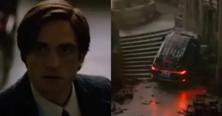 The Batman LEAKED clip Robert Pattinson