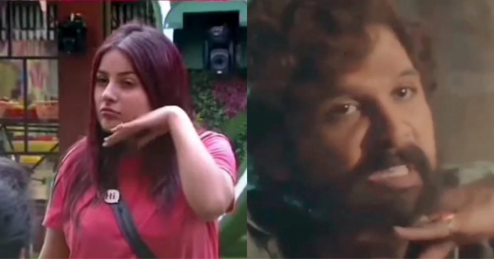 Allu Arjun's hand gesture inspired by Shehnaaz Gill?
