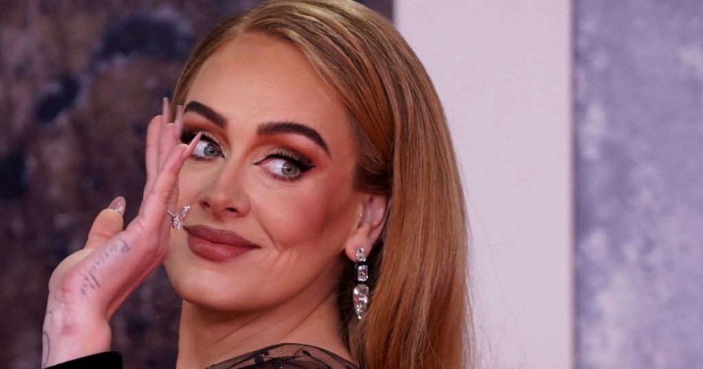 Adele spotted with a diamond, sparks engagement rumours