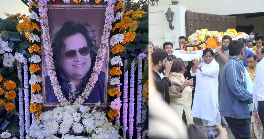 Bappi Lahiri's family inconsolable at funeral