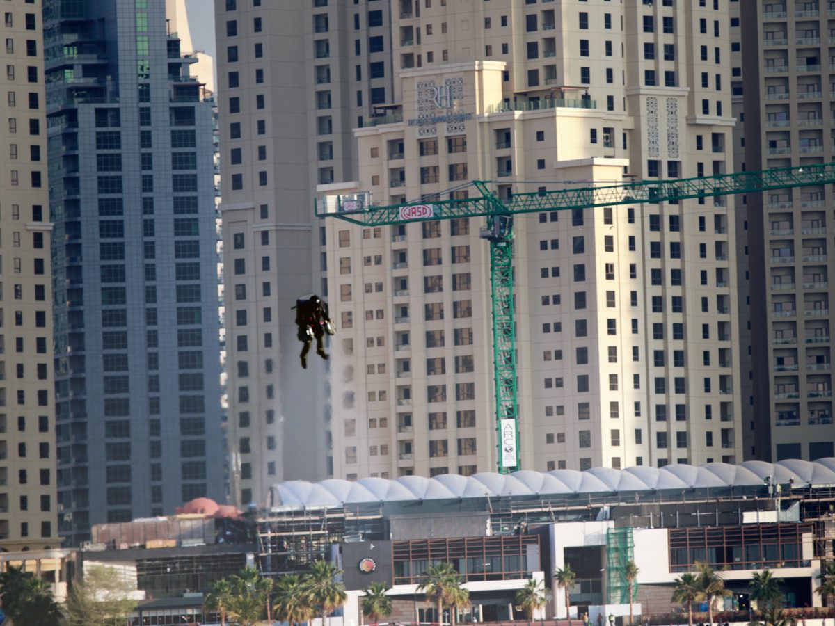 Museum of the Future tickets given by flying man in Dubai