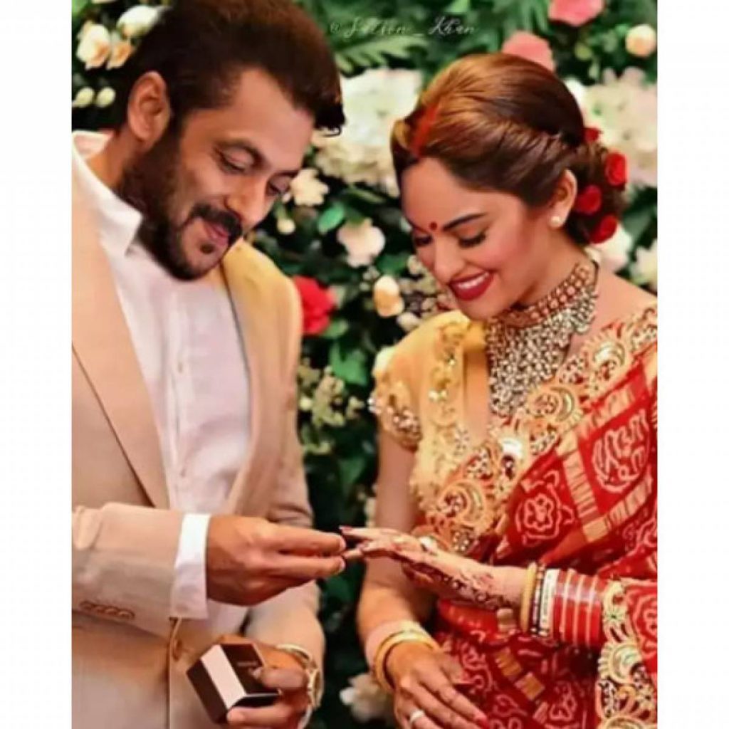 Sonakshi Sinha REACTS to wedding picture with Salman Khan Sonakshi Sinha REACTS to wedding picture with Salman Khan