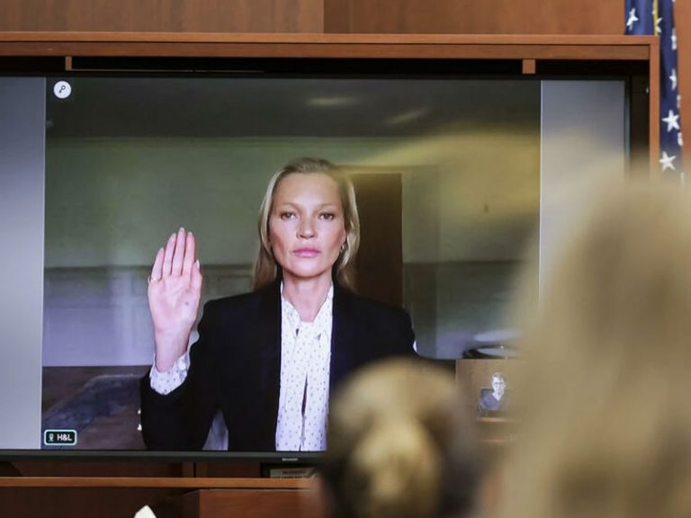 Kate Moss testifies Johnny never pushed her down the stairs