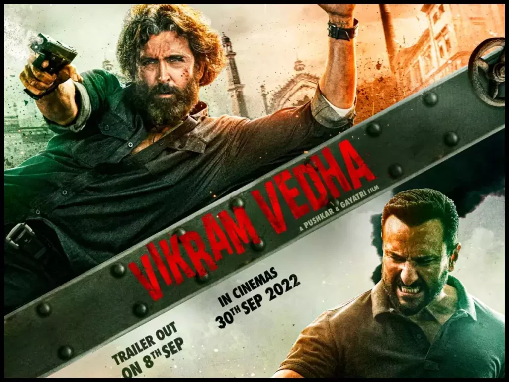 Vikram Vedha trailer: Hrithik Roshan-Saif Ali Khan face off