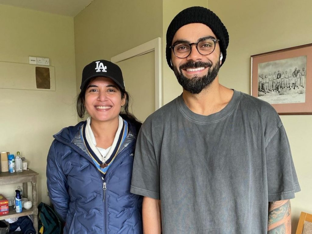 Anshul Chauhan has a fangirl moment meeting Virat Kohli