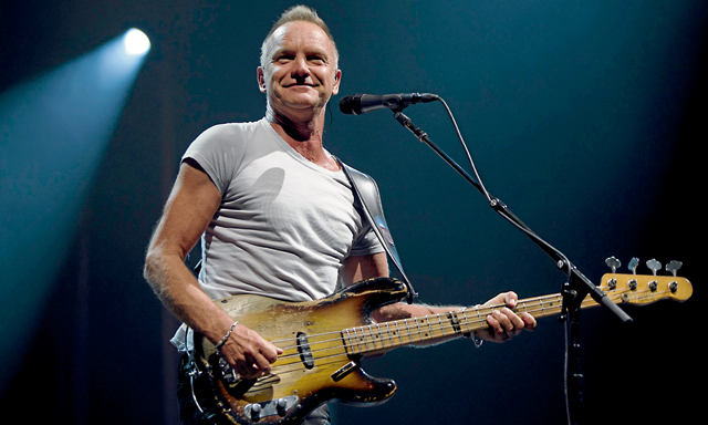 Legendary singer Sting to treat fans in Abu Dhabi in January