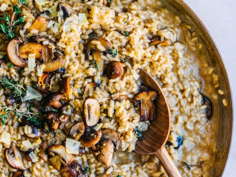 Mushroom Risotto to brighten up you dinner love 1