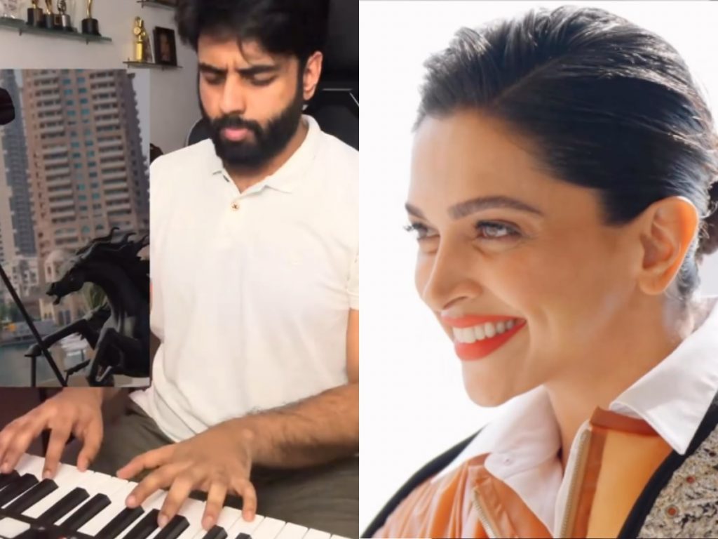 Deepika Padukone reacts to Yashraj Mukhate's musical spin Deepika Padukone reacts to Yashraj Mukhate's musical spin