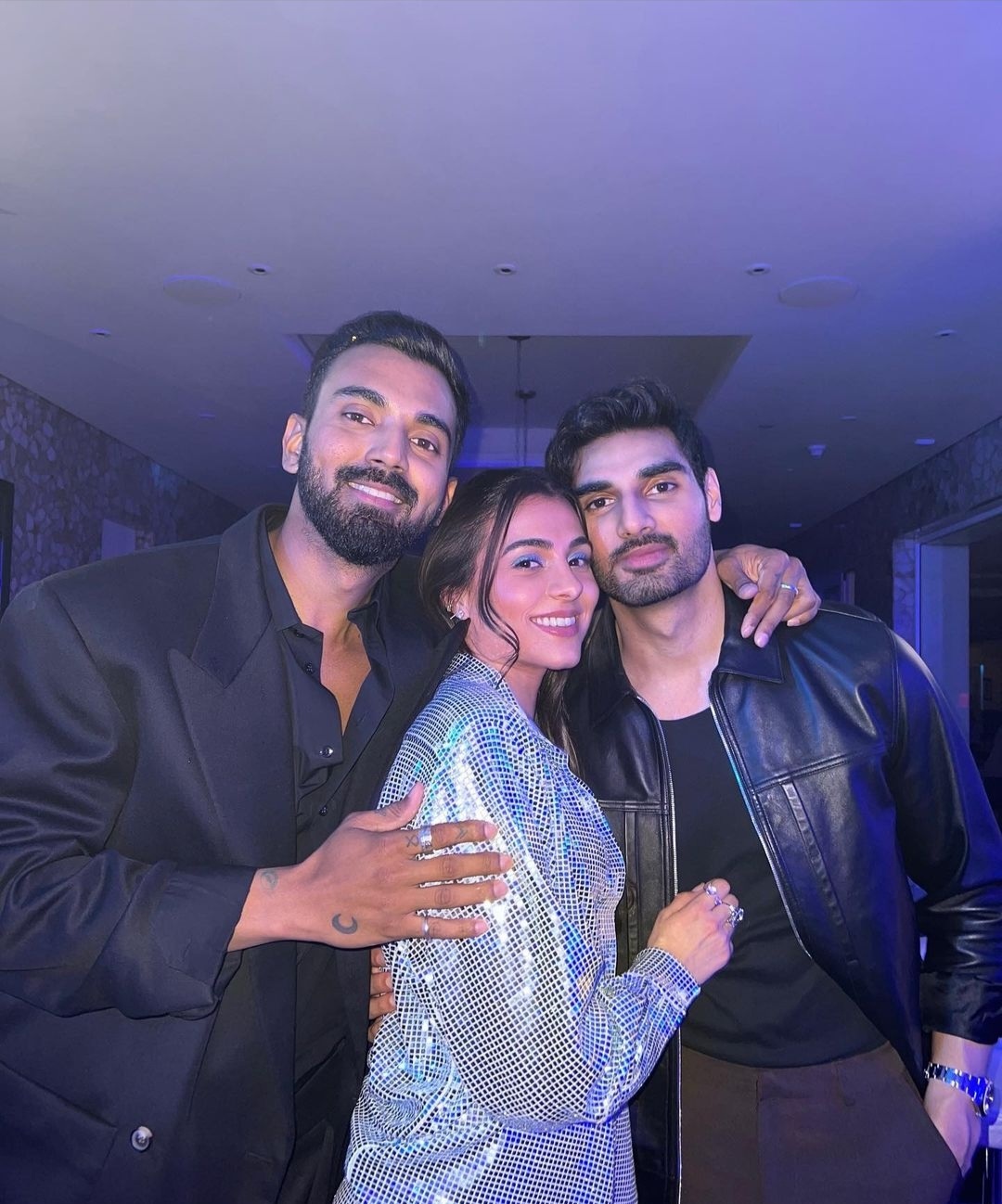 Ahan Shetty and KL Rahul had a blast at New Year