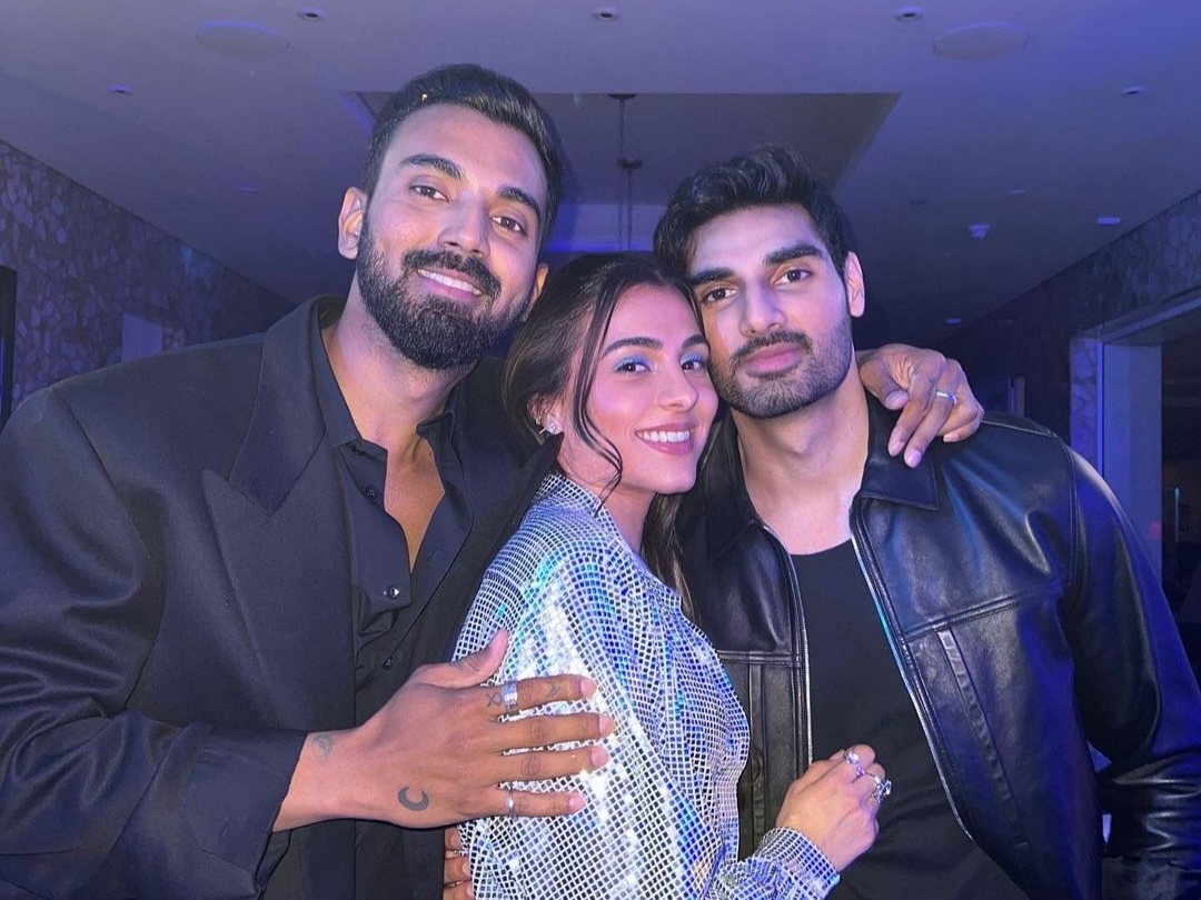 Ahan Shetty and KL Rahul had a blast at New Year