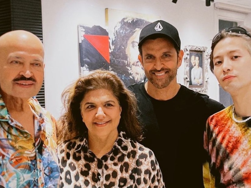 Hrithik Roshan and family rub shoulders with Jackson Wang