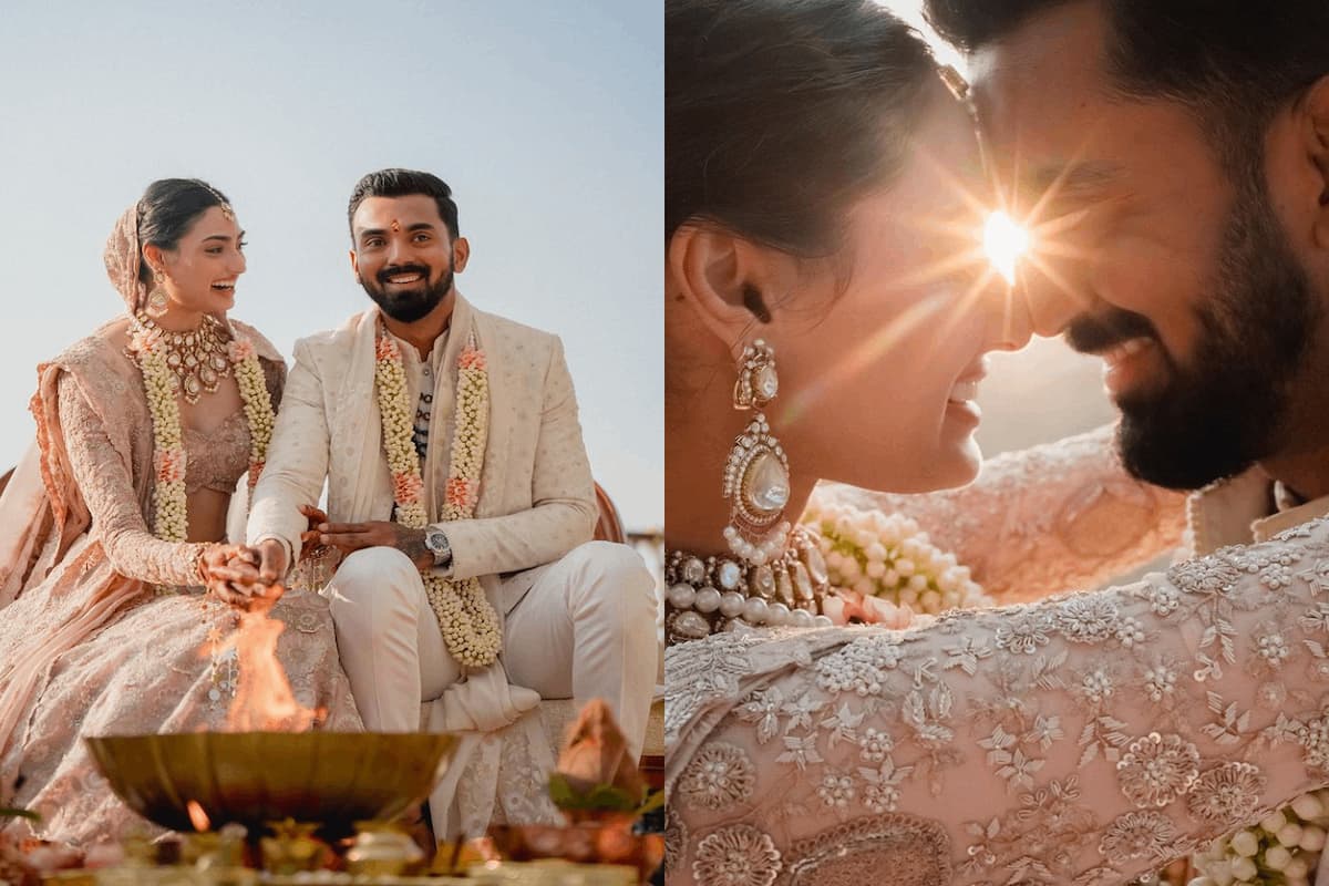 Watch: Athiya Shetty and KL Rahul seal the deal with a kiss Watch: Athiya Shetty and KL Rahul seal the deal with a kiss
