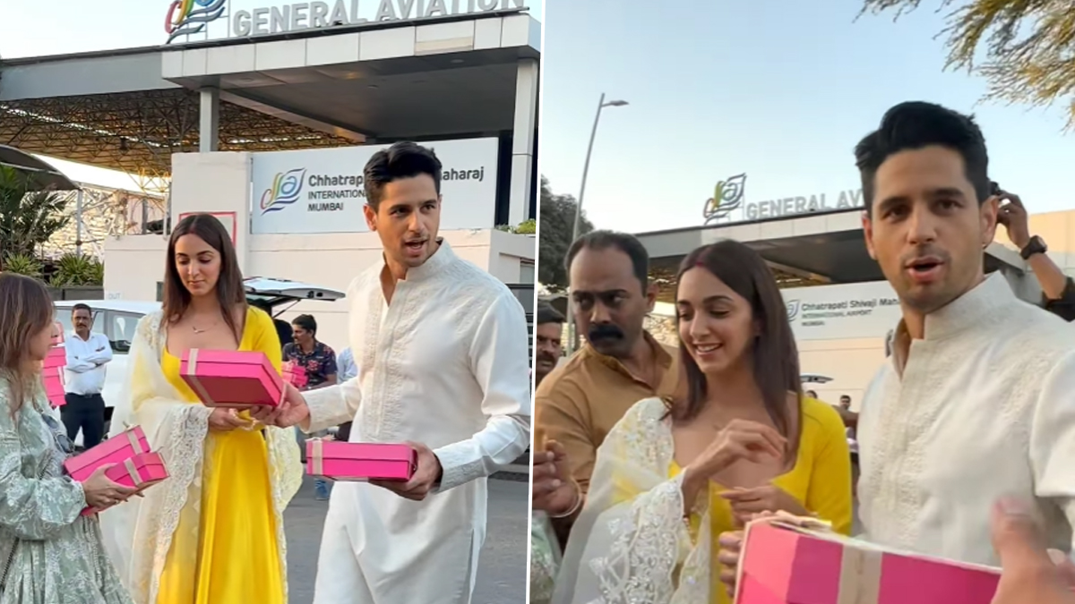 Sidharth Malhotra and Kiara Advani arrive in Mumbai Sidharth Malhotra and Kiara Advani arrive in Mumbai