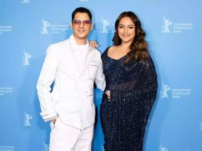 Sonakshi Sinha stuns in a fusion saree at Berlinale love 1