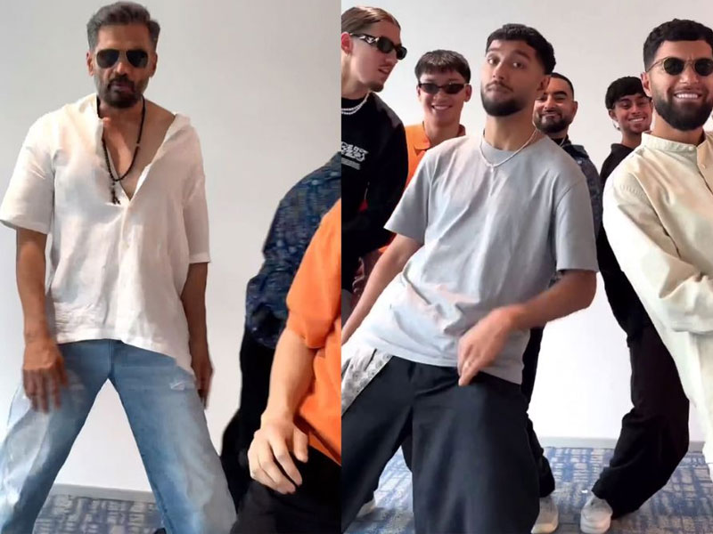 Quick Style shakes a leg with Suniel Shetty on classic 1