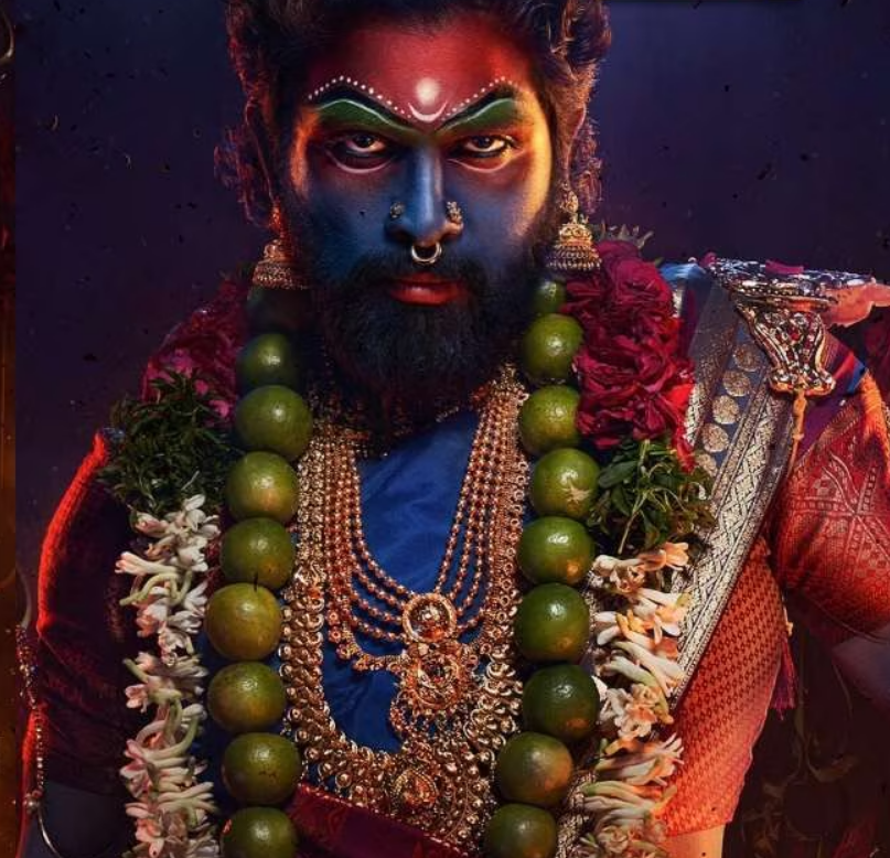 Pushpa 2: First Look reveals Allu Arjun in a saree, bangles, intense make-up, nose ring for a ...