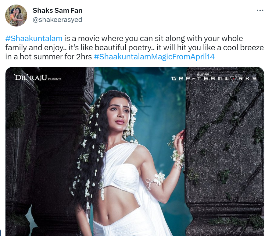 Shaakuntalam First Reviews Out: Here's what audiences have to say about ... Shaakuntalam First Reviews Out: Here's what audiences have to say about ...