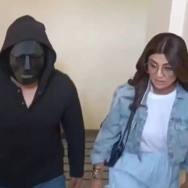 Heres Why Shilpa Shettys Husband Raj Kundra Hides His Face Behind Masks