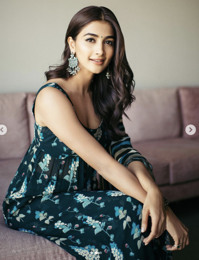 Decoding Pooja Hegde's Anita Dongre printed suit set; here's how much ...