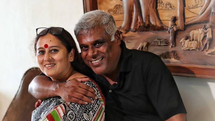 Ashish Vidyarthi And His Wife