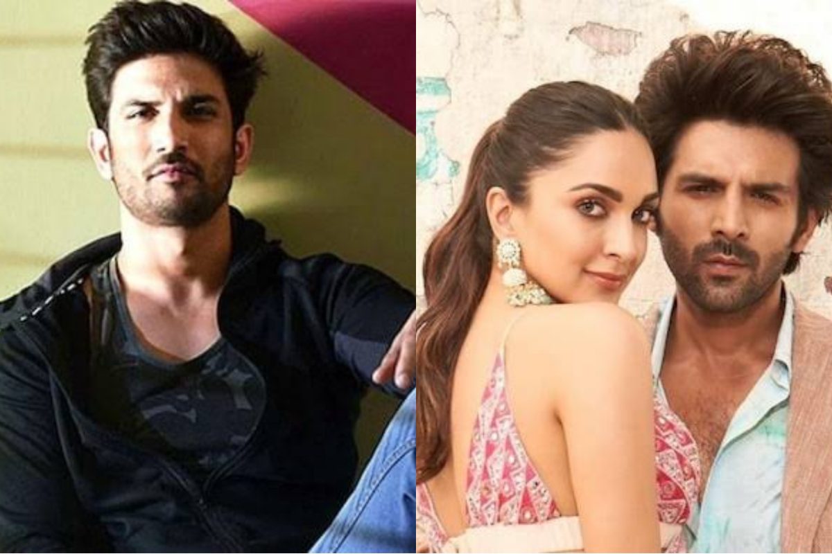 Watch: Kartik Aaryan reminds fans of Sushant Singh Rajput as he picks Kiara Advani's shoes - Masala